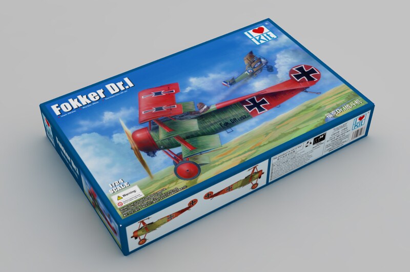 I Love Kits 1/24 Fokker Dr.I Plastic Model | Michaels