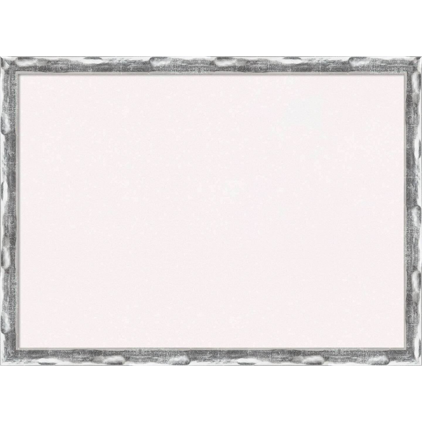 Scratched Wave Chrome Framed Corkboard, White Cork | Michaels