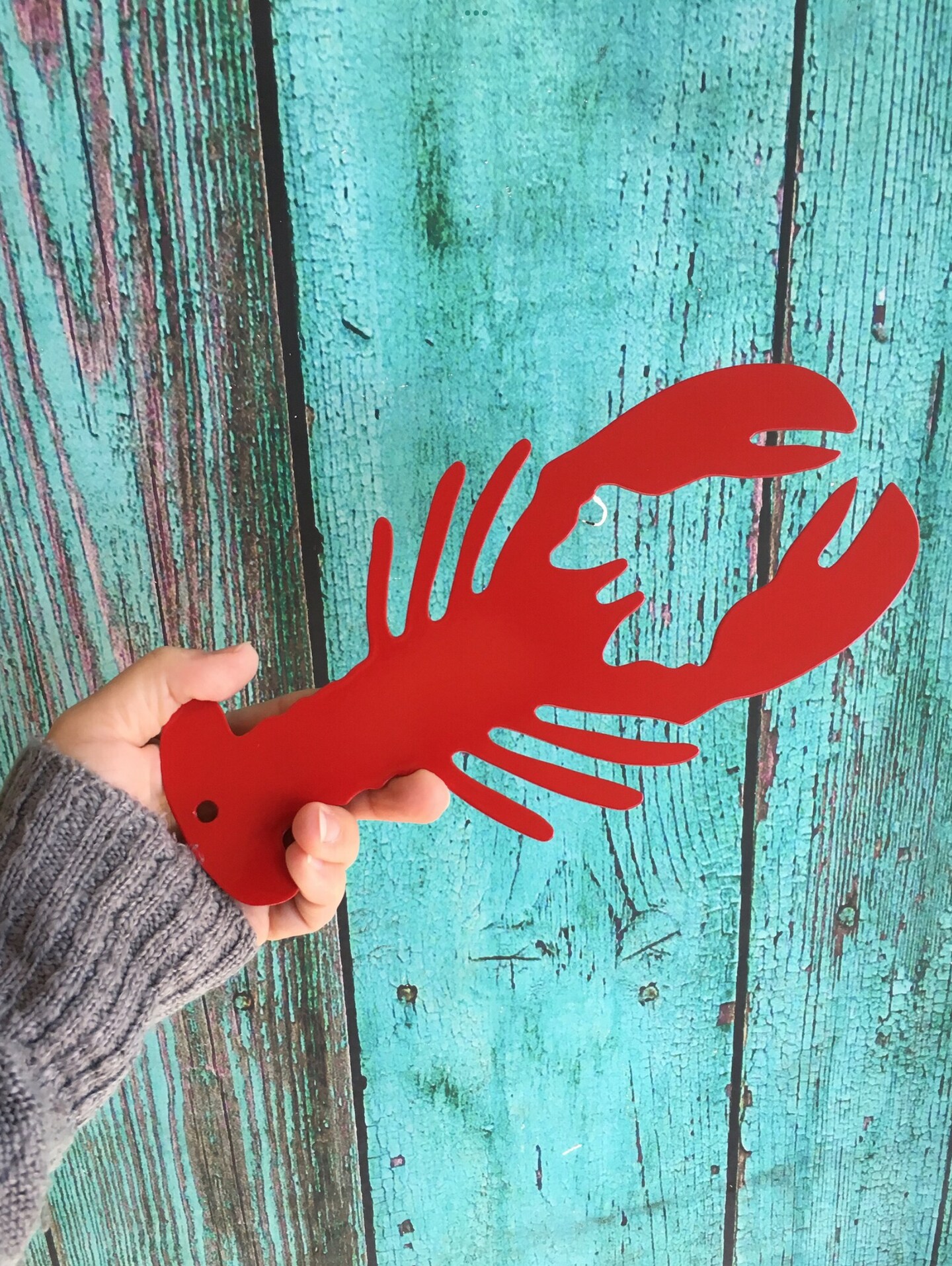 Lobster Mailbox Flag, Powder Coated Red or other colors available, Non ...