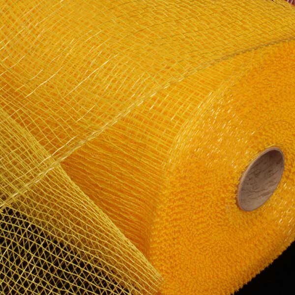 The Ribbon People Yellow Gold Decorating Mesh Craft Ribbon 6.5" x 120 ...