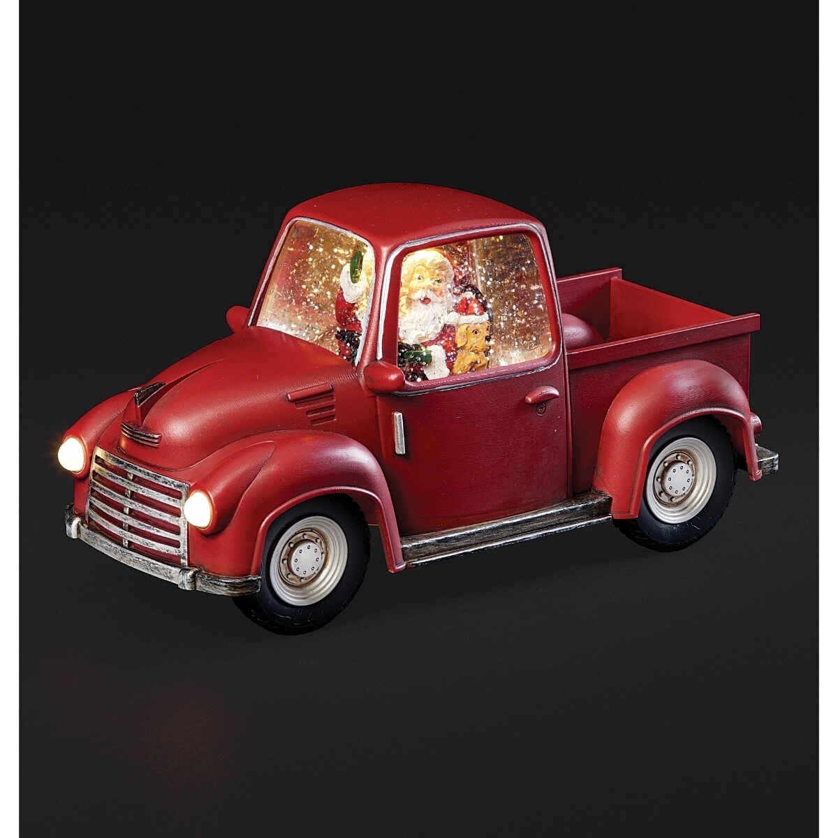 Roman 11.25" LED Lighted Santa Christmas Snow Globe Truck | Michaels