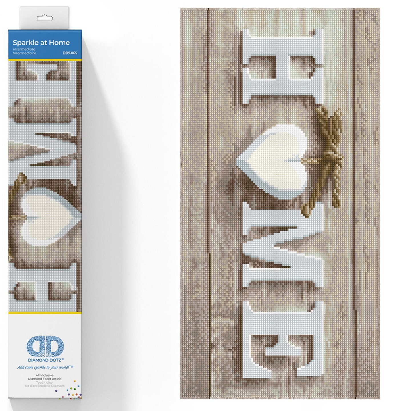 Diamond Dotz Sparkle at Home Word Diamond Painting Kits for Adults ...