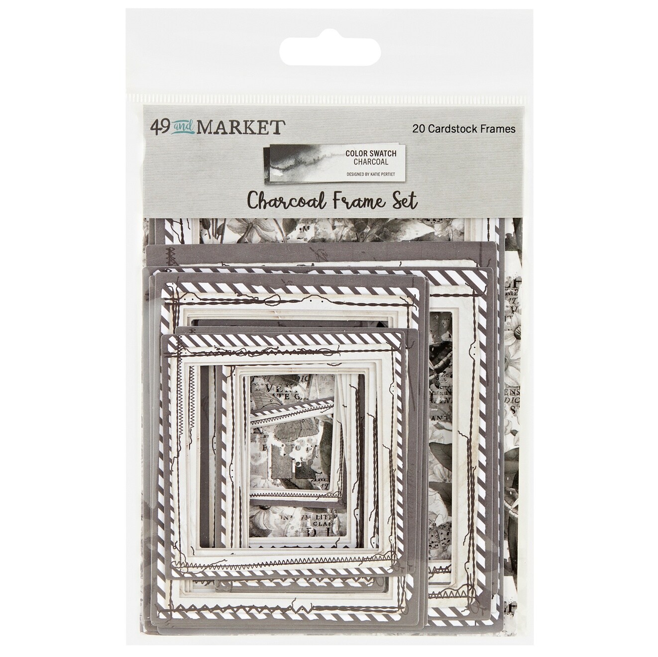 Color Swatch: Charcoal Frame Set-20/Pkg | Michaels