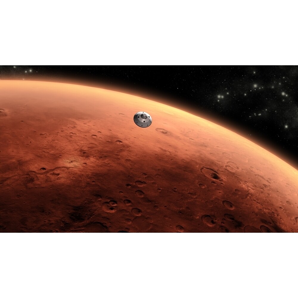 Artists Concept Of Nasas Mars Science Laboratory Spacecraft Approaching ...