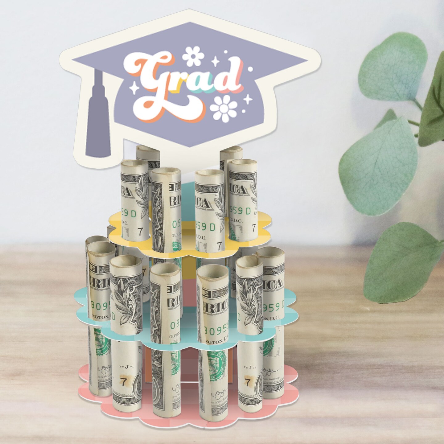 Big Dot of Happiness Groovy Grad - DIY Hippie Graduation Party Money ...