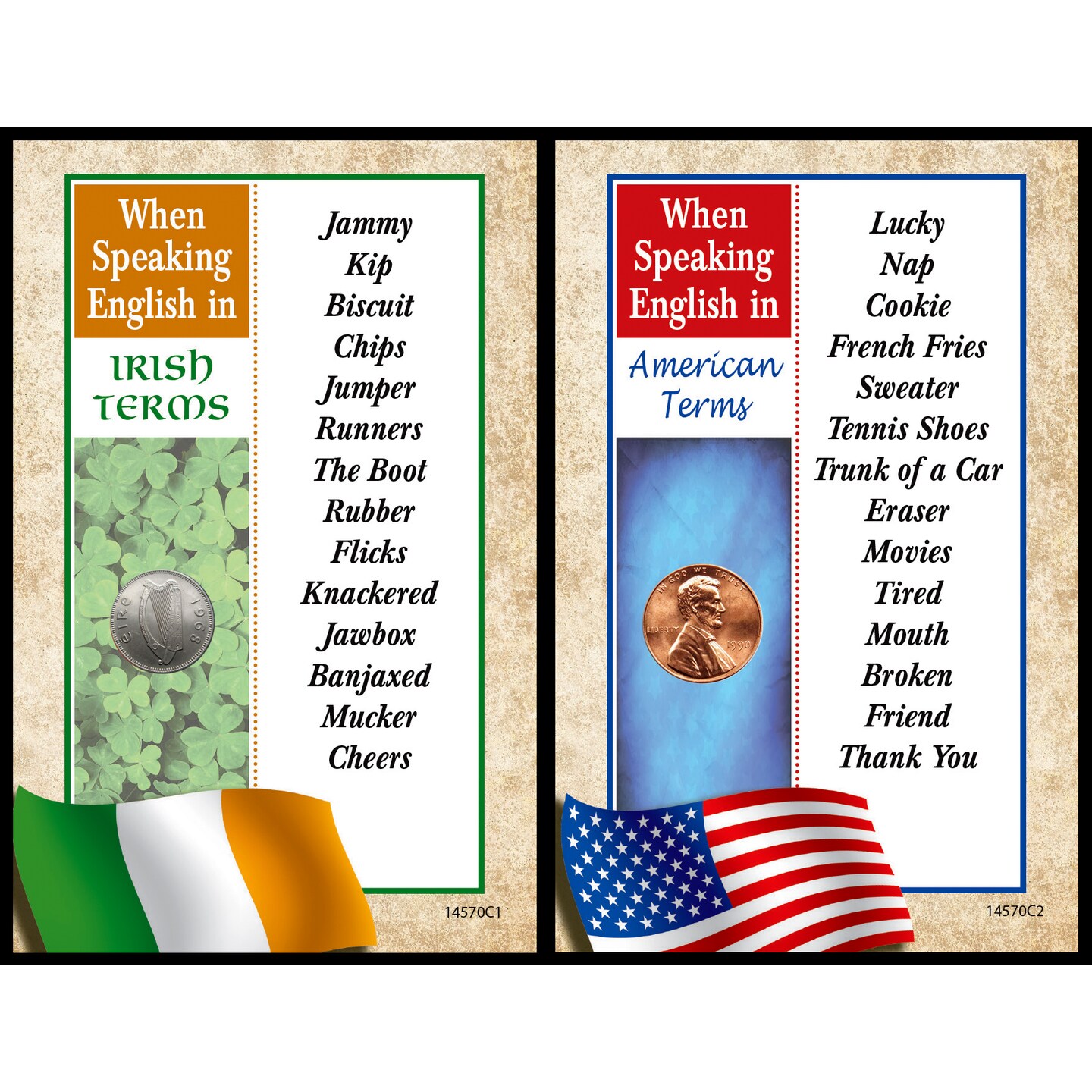 Irish vs. American English Wallet | Michaels