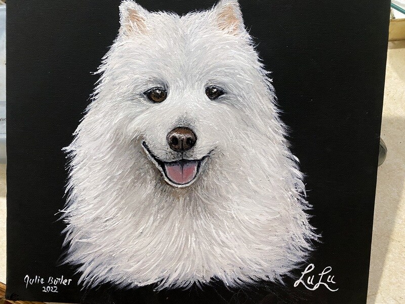 Hand Painted Pet Portrait, original oil painting of your pet, dog ...