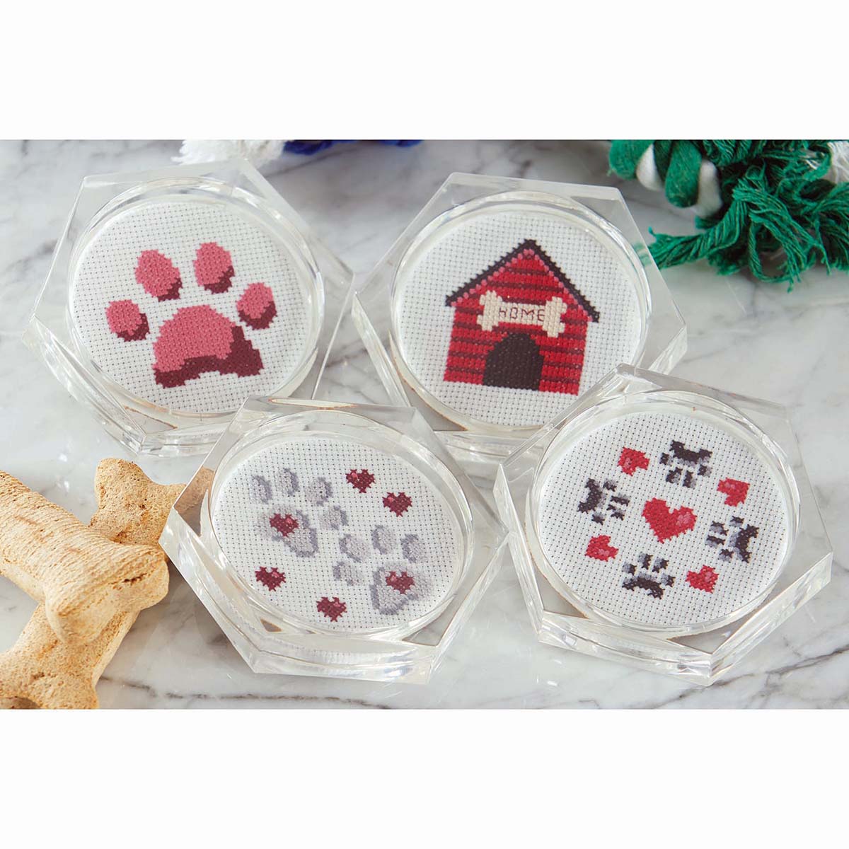 Herrschners Love My Pets Coasters Counted Cross-Stitch Kit | Michaels