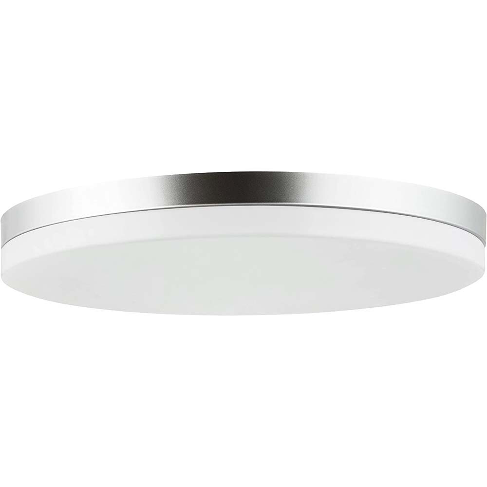 Sunlite 10-in 15w Round LED Solid Band Fixture CCT Tunable White Finish ...