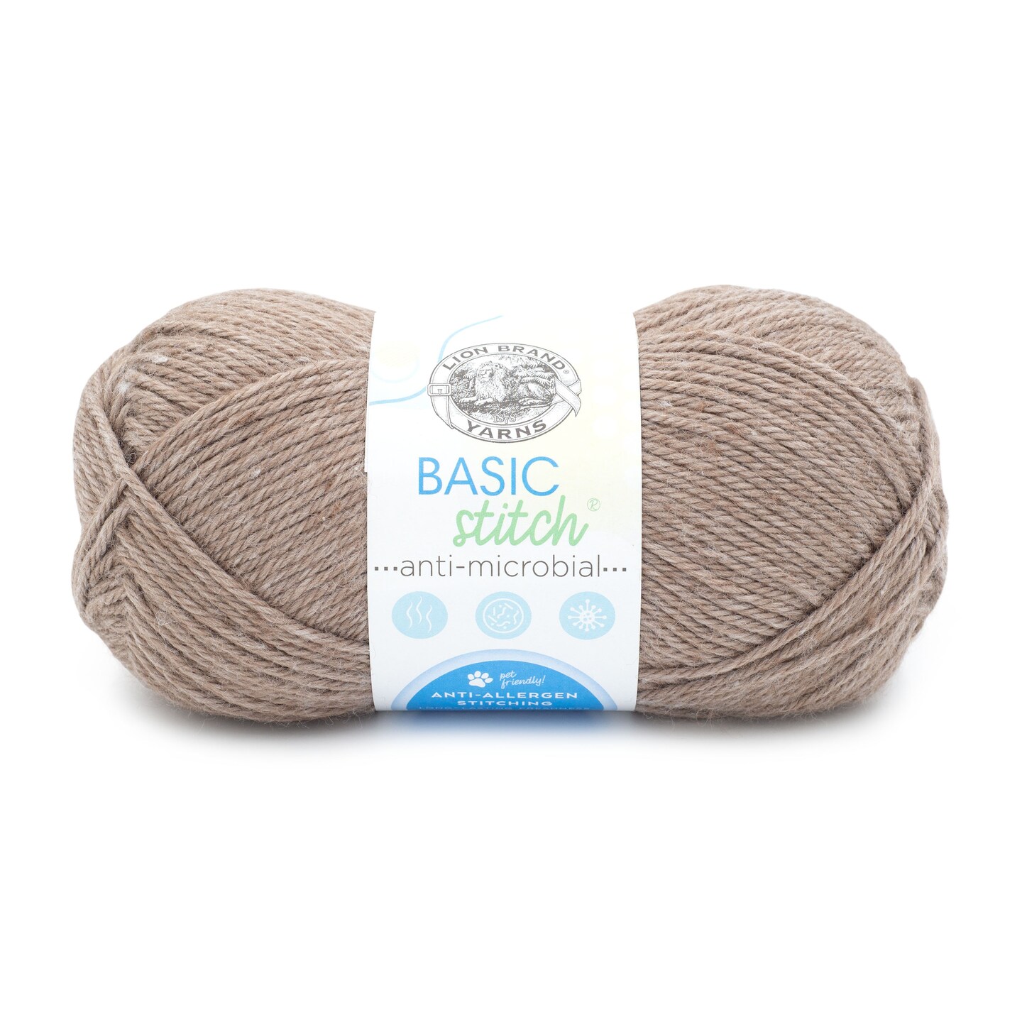 Lion Brand Basic Stitch Antimicrobial Yarn-Hazelwood | Michaels