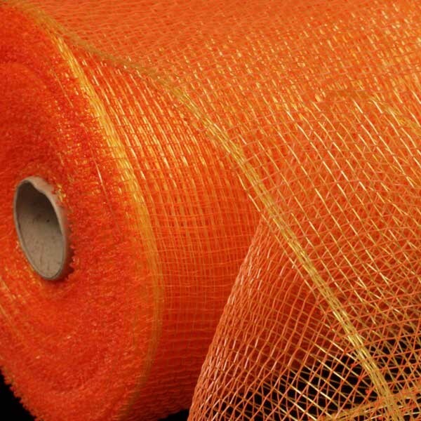The Ribbon People Golden Orange Decorating Mesh Craft Ribbon 6.5" x 80 ...