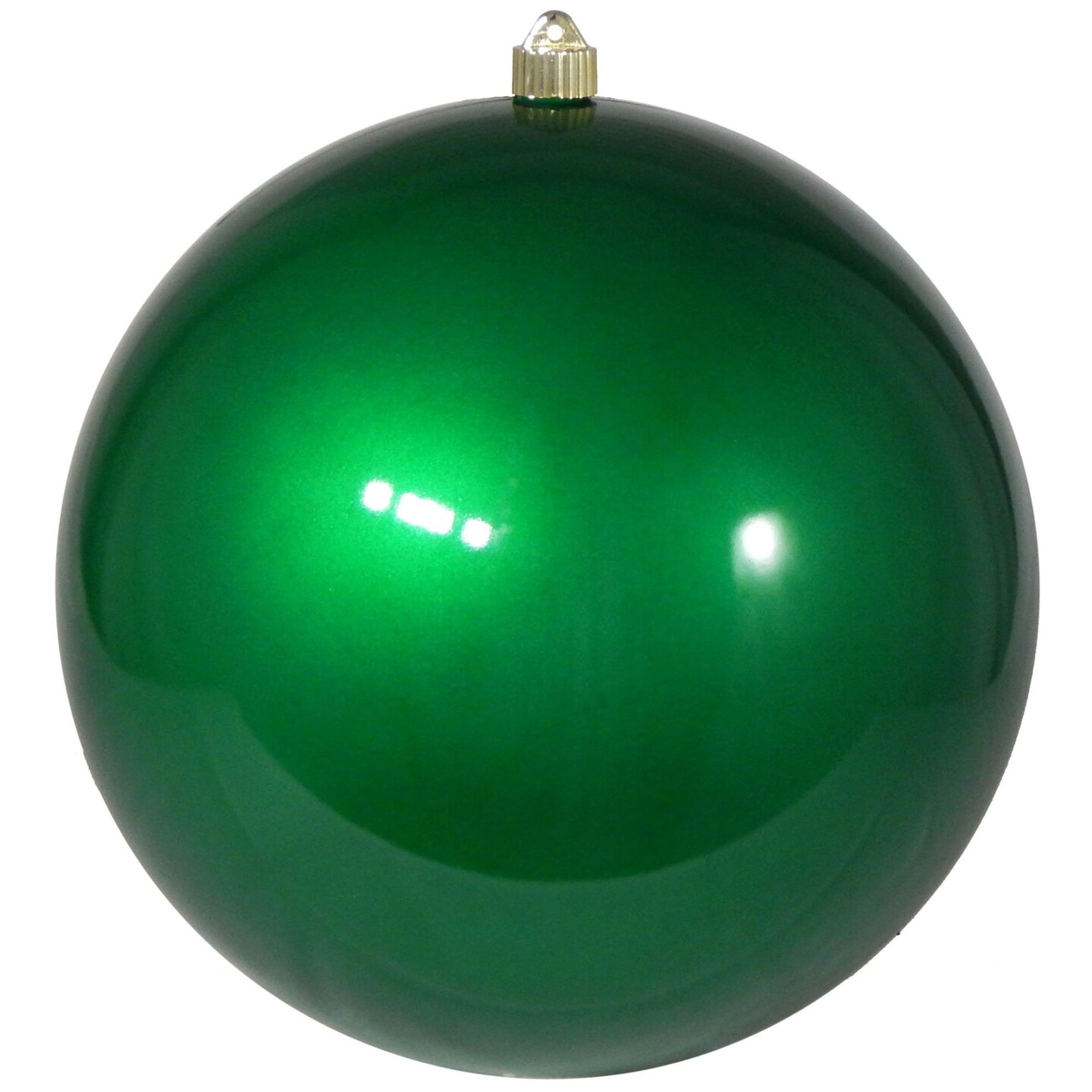 Christmas by Krebs Shiny Candy Green Shatterproof Christmas Ball ...