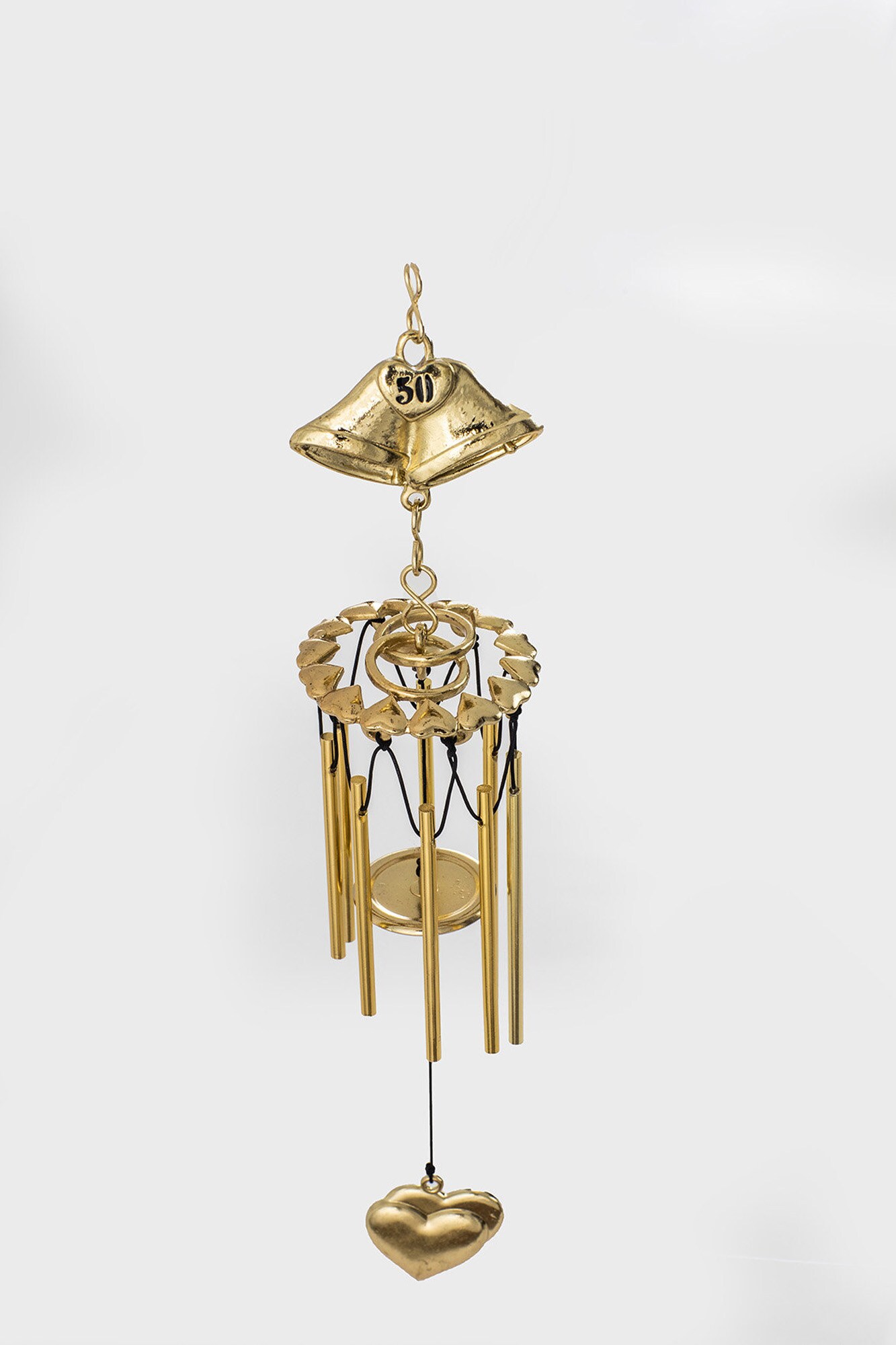 Card It 13" Gold 50th Wedding Anniversary Chime | Michaels