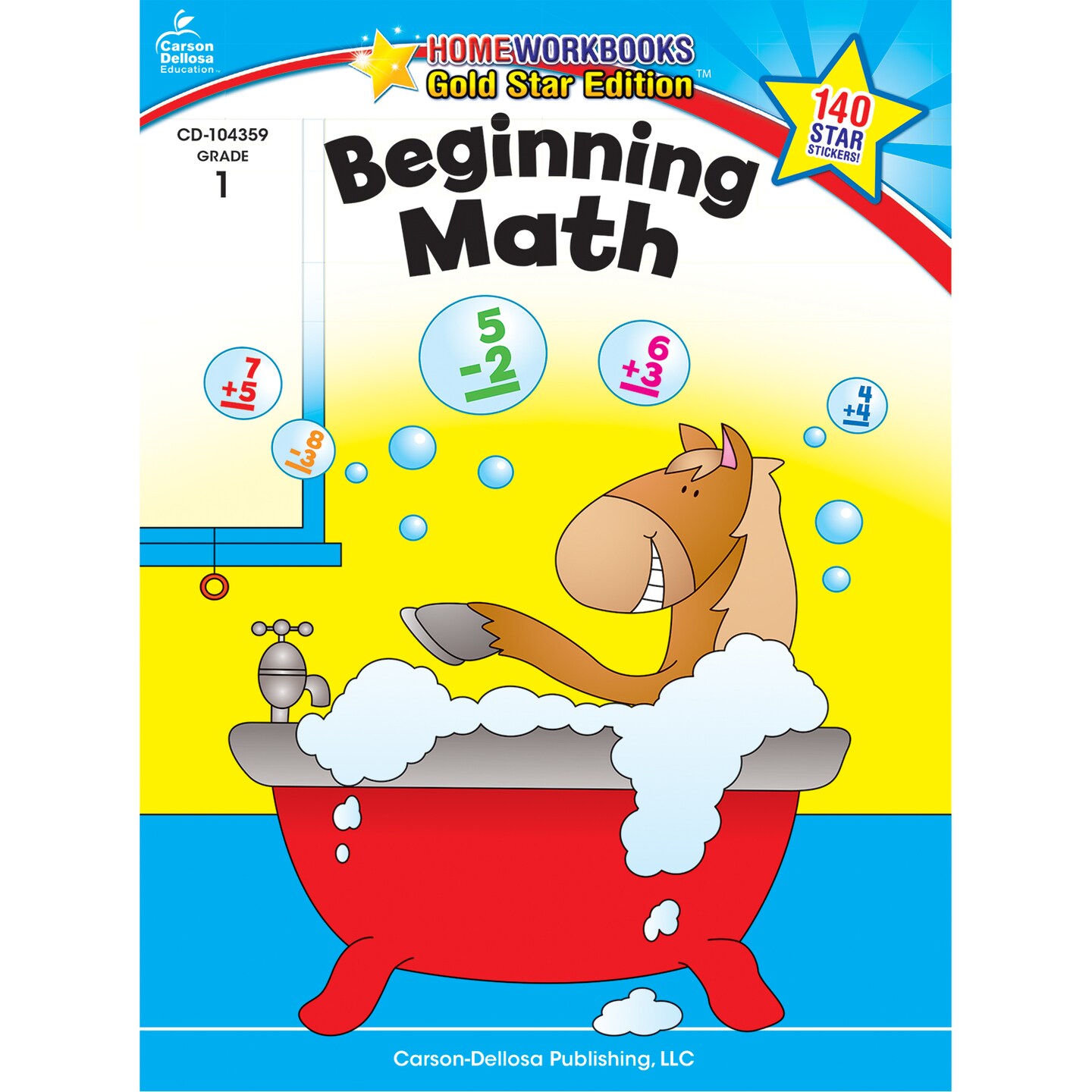 Carson Dellosa | Beginning Math Workbook | 1st Grade, 64pgs | Michaels