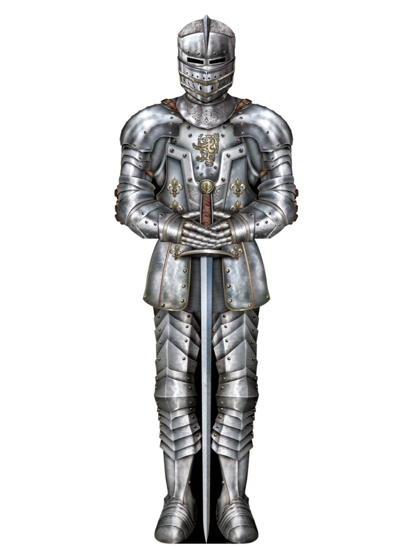 Party Central Club Pack of 12 Silver and Gray Jumbo Medieval Jointed ...
