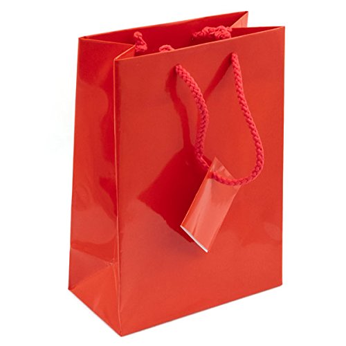 Gift Bag Medium Glossy Red (Package of 20) | Michaels