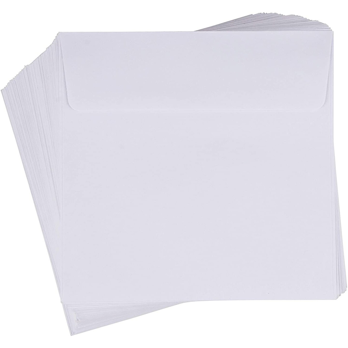 60 Pack White Square Envelopes, 5.5 x 5.5 Square Flap Envelopes for ...