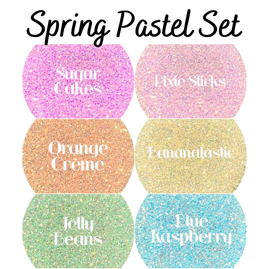 Glitter Spring Pastel Set by Glitter Heart Co.™ | Michaels