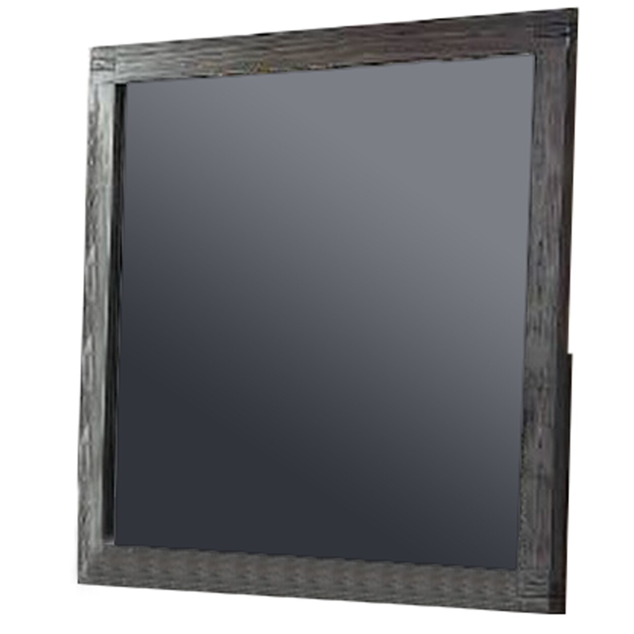 Saltoro Sherpi Wall Mirror with Rectangular Frame and Natural Wood ...
