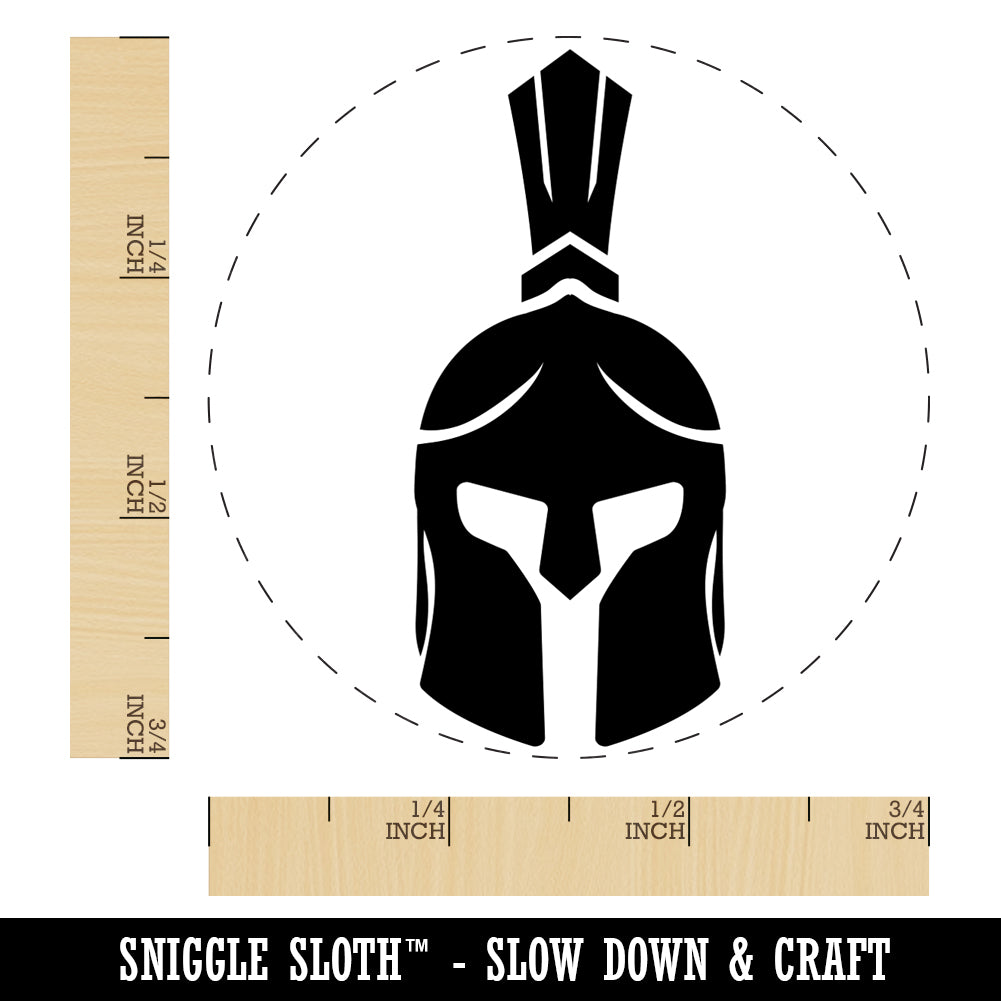 Ancient Greek Roman Spartan Helmet Front Rubber Stamp for Stamping ...
