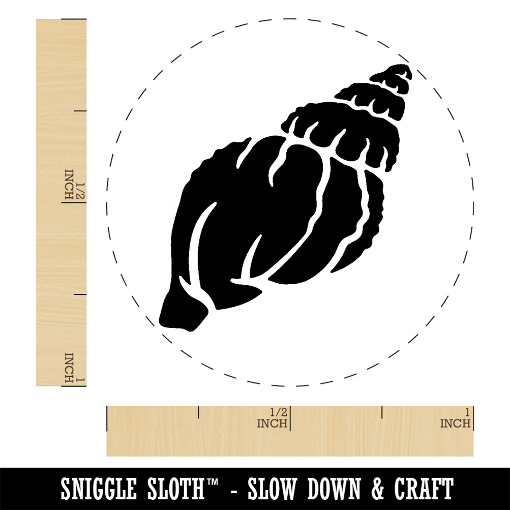 Tulip Seashell Sea Shell Rubber Stamp for Stamping Crafting Planners ...