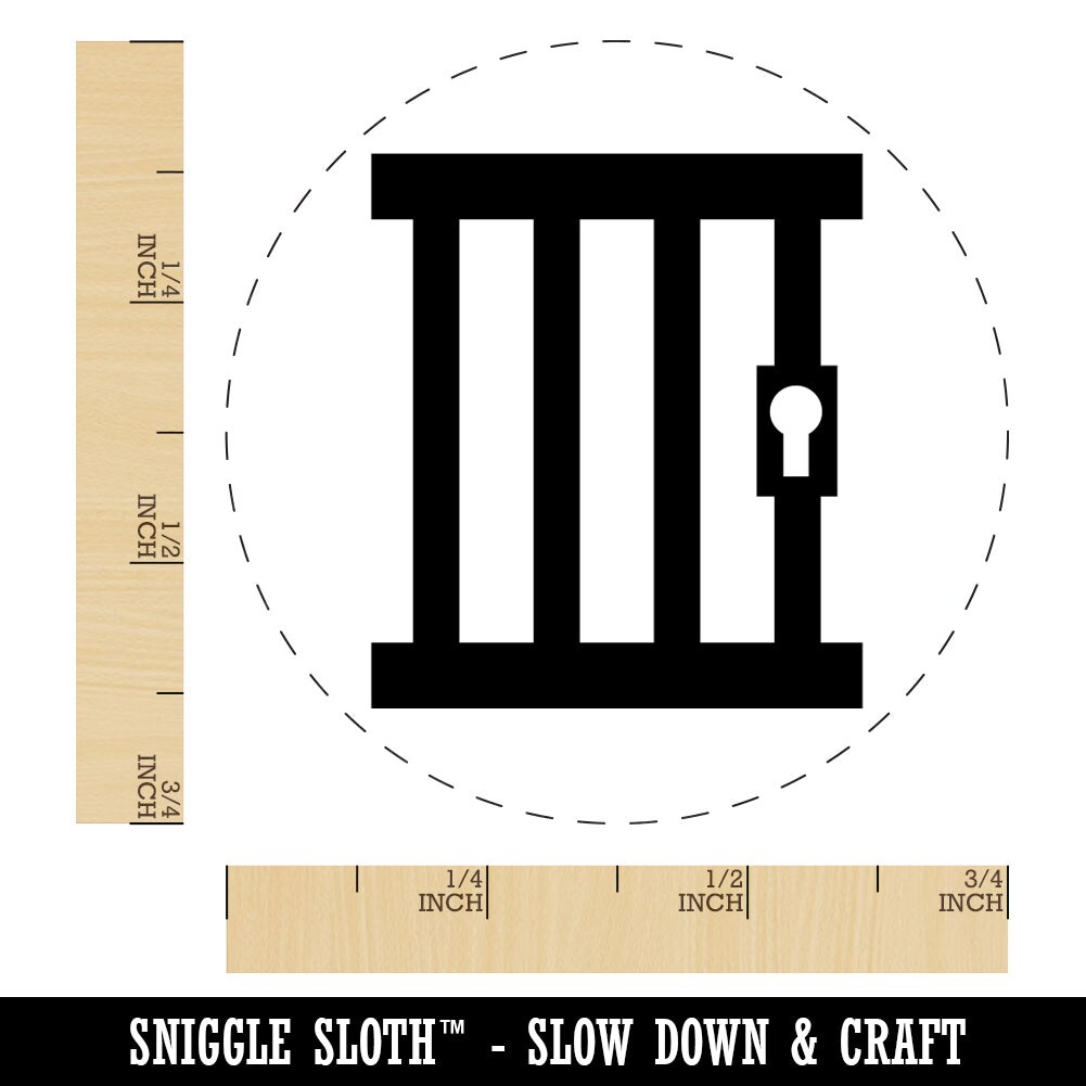 Jail Prison Police Law Enforcement Rubber Stamp for Stamping Crafting ...