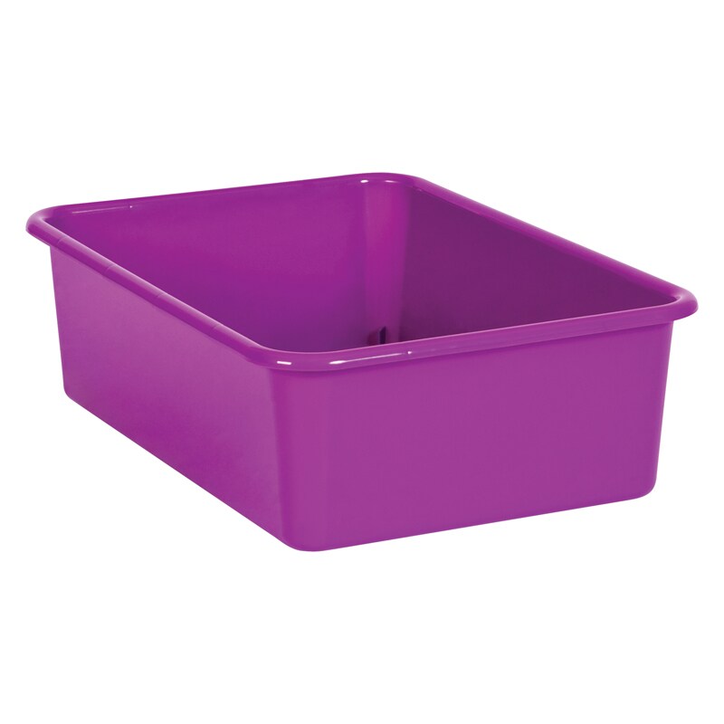 Purple Large Plastic Storage Bin | Michaels