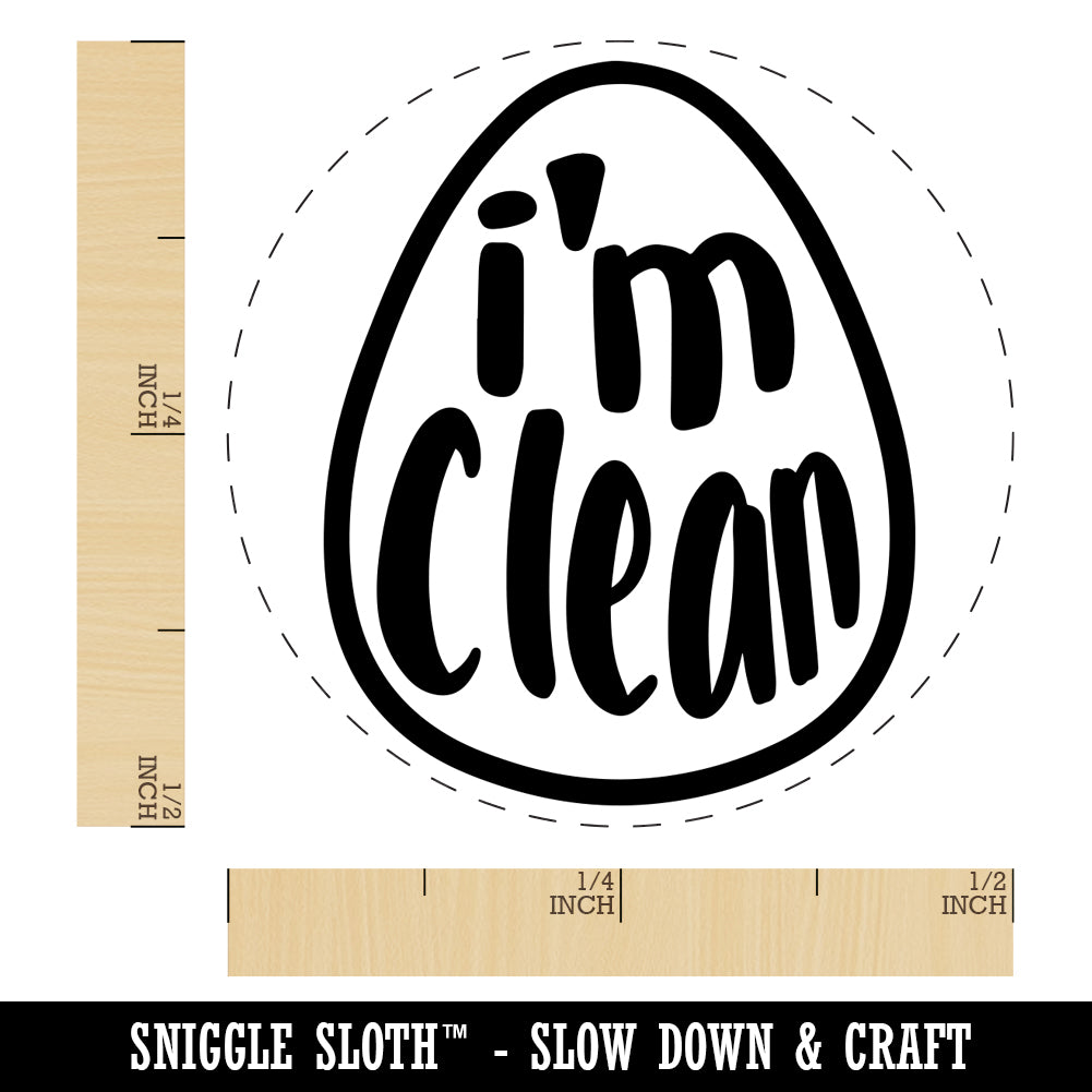 Fun Handwritten I'm Clean Washed Eggs Duck Goose Quail Chicken Egg ...