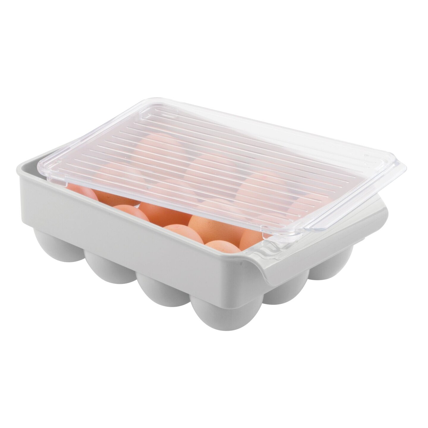 mDesign Plastic Stackable Egg Tray Holder Container, 12 Eggs | Michaels