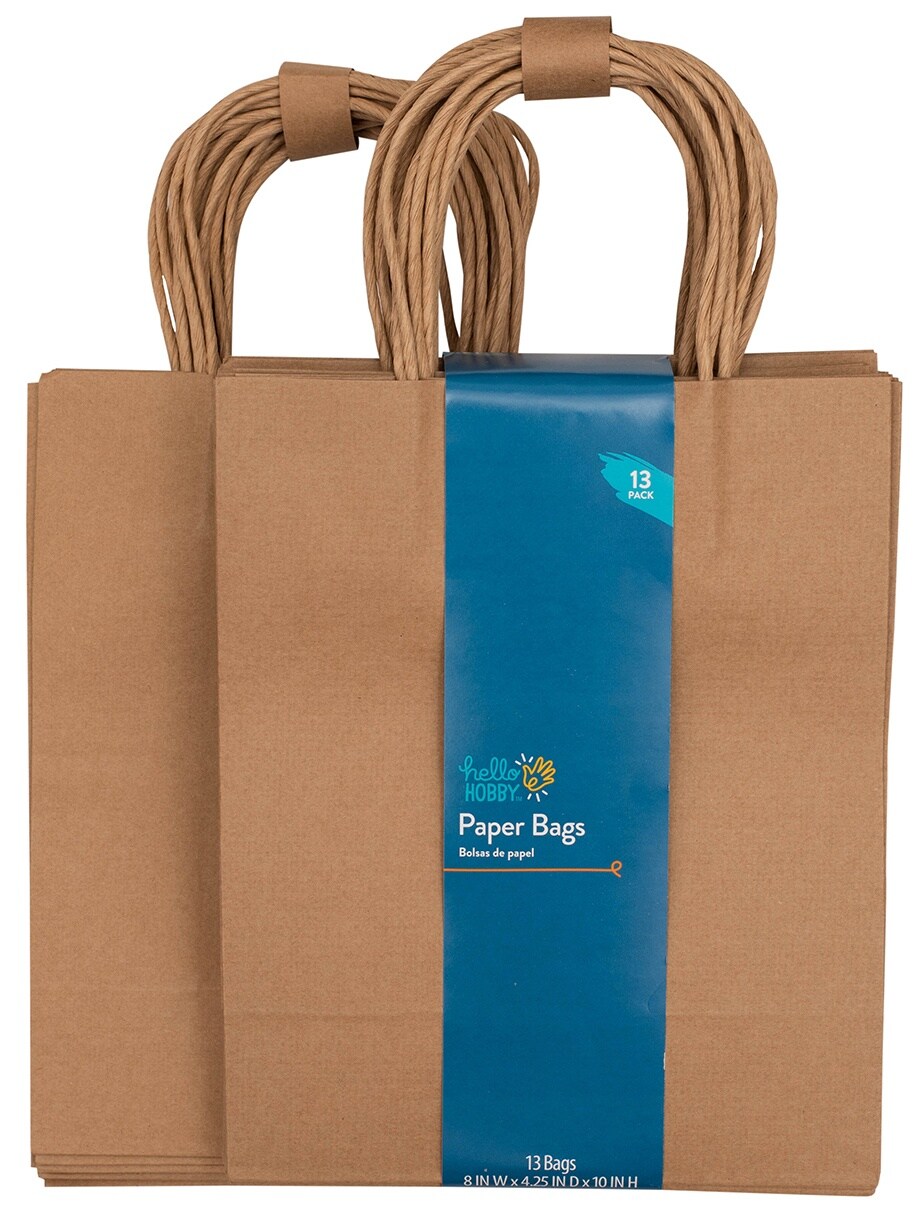 Hello Hobby Large Bags 26/Pkg-Kraft, Count: 1 | Michaels