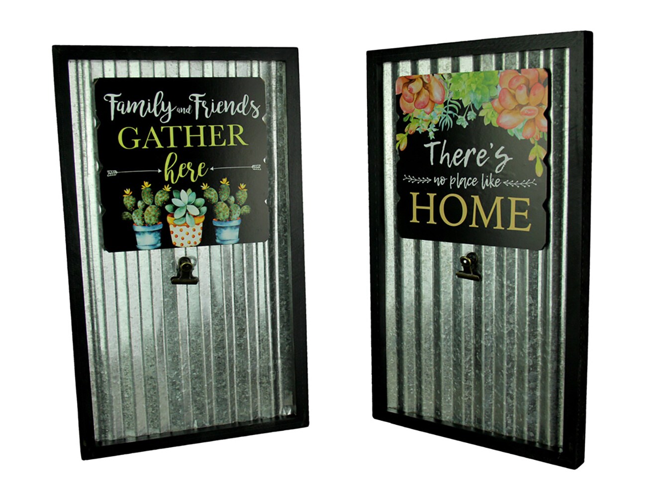 Farmhouse Garden Set of 2 Rustic Sentiments Hanging Memo Boards | Michaels