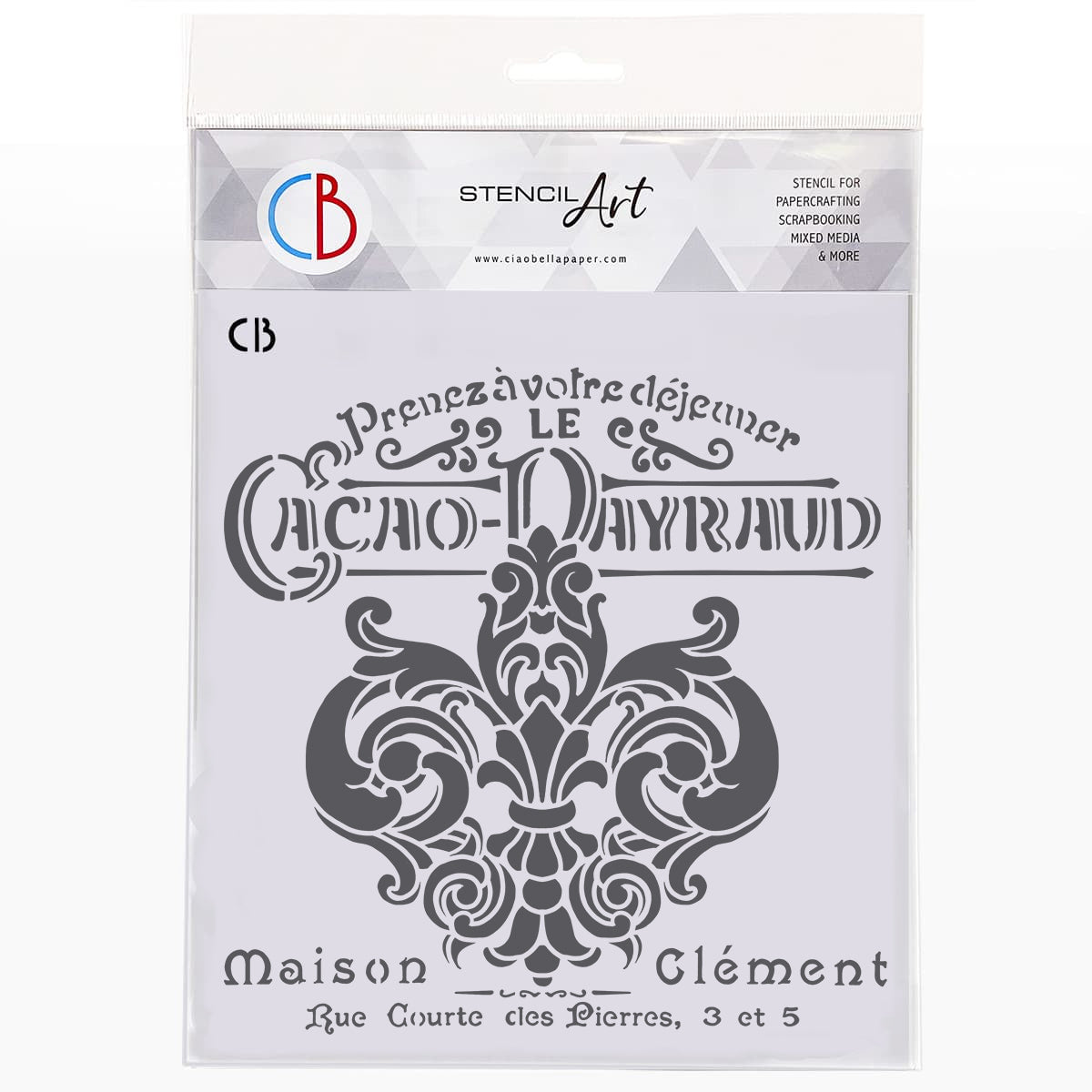 Ciao Bella Texture Stencil 8"x8" Maison Cl ment | Michaels