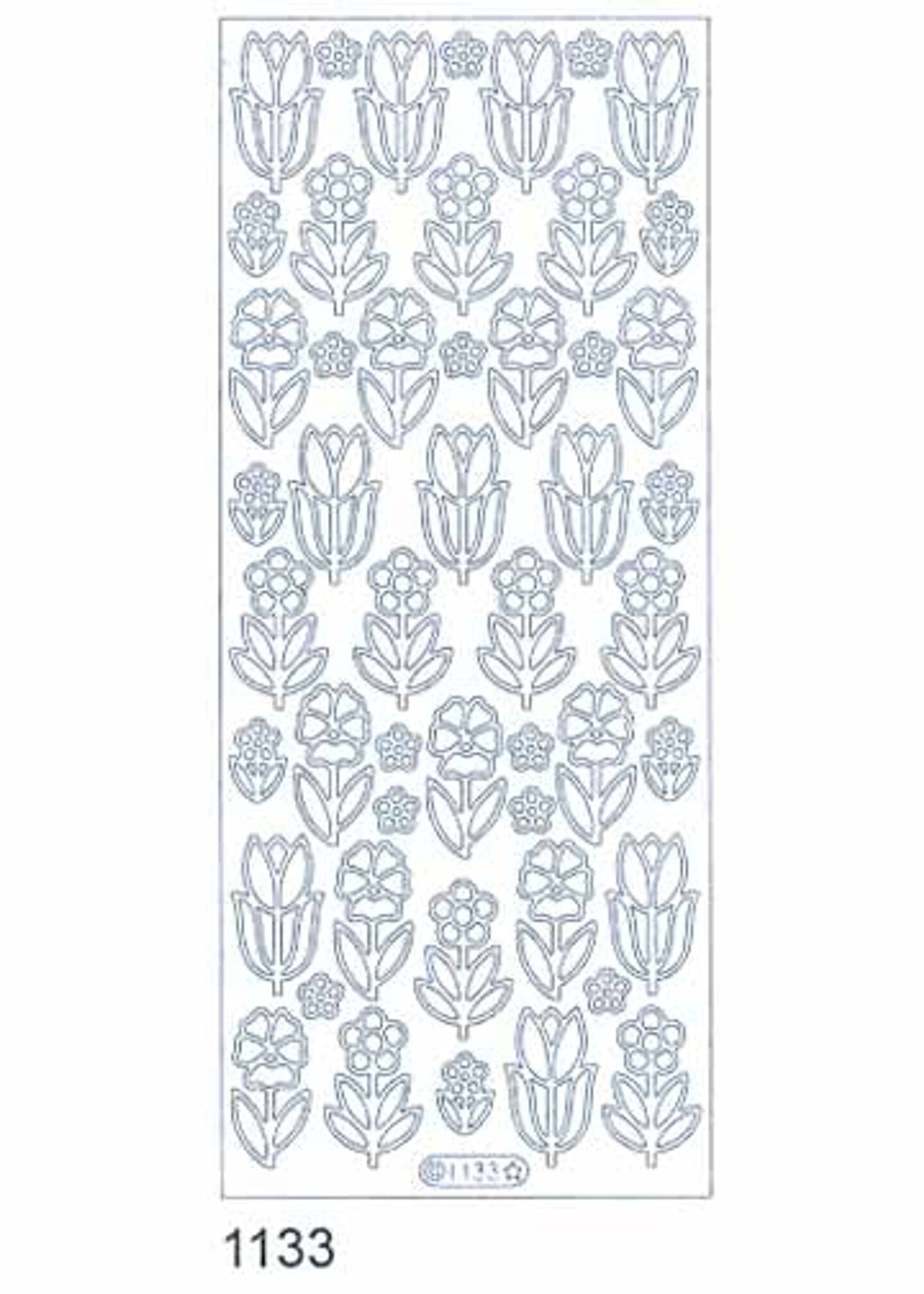 Starform Deco Stickers - Flowers - Gold | Michaels