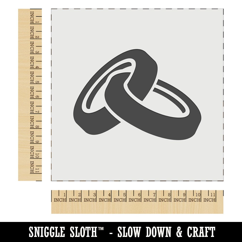 Wedding Ring Bands Rings Wall Cookie DIY Craft Reusable Stencil | Michaels