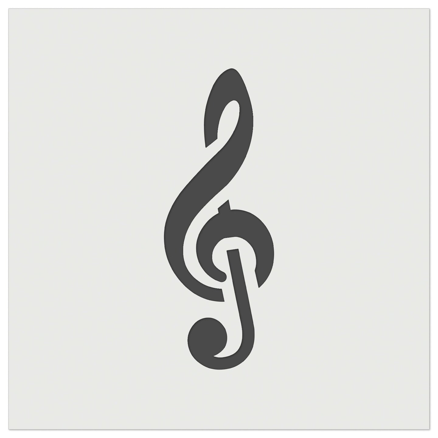 Treble Clef Music Wall Cookie DIY Craft Reusable Stencil | Michaels