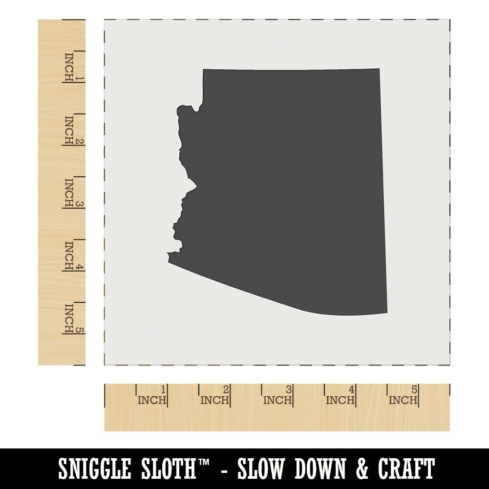 Arizona State Silhouette Wall Cookie DIY Craft Reusable Stencil | Michaels