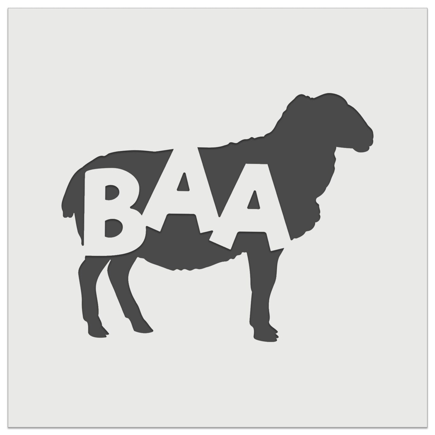 Sheep Baa Farm Animal Wall Cookie DIY Craft Reusable Stencil | Michaels