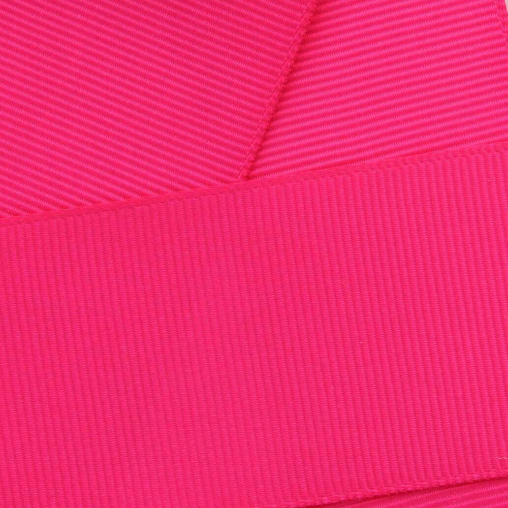 3" Grosgrain Ribbon Solid 175 Shocking Pink 3yd | Michaels