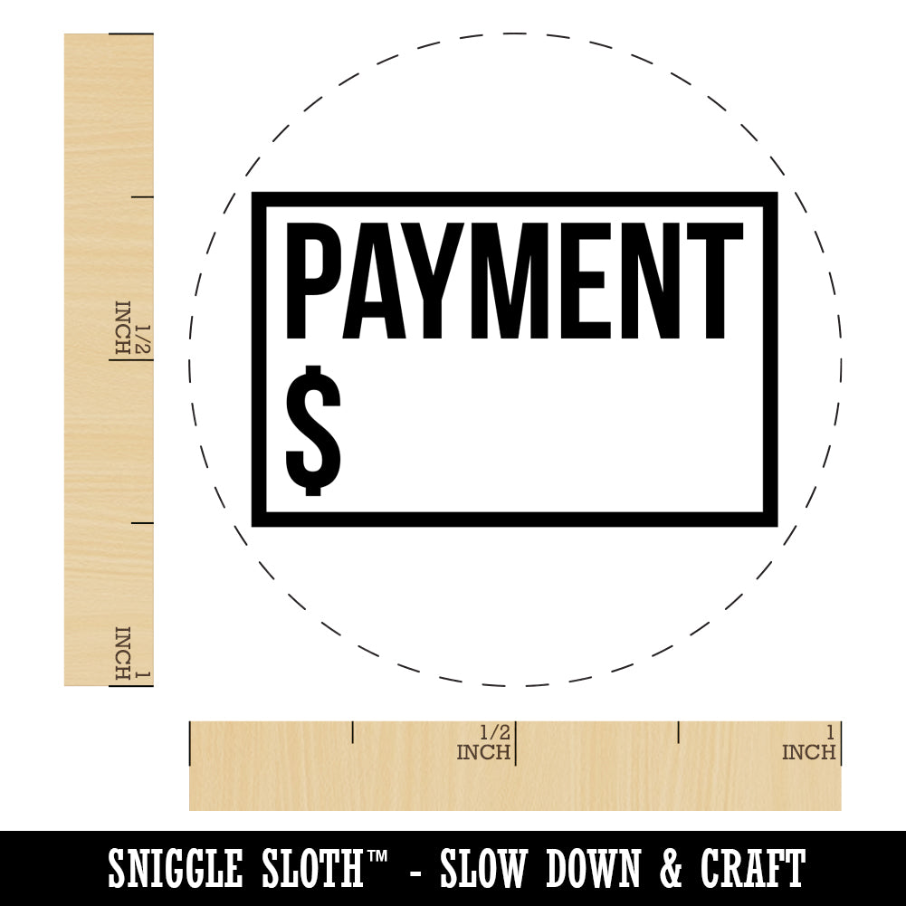 Payment Reminder Money Bill Self-Inking Rubber Stamp for Stamping ...