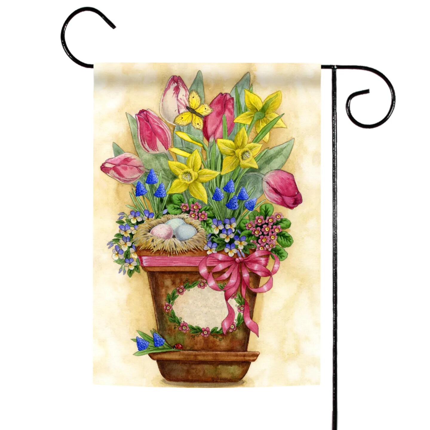 Toland Home Garden Bouquet of Flowers Outdoor Garden Flag 18" x 12.5 ...