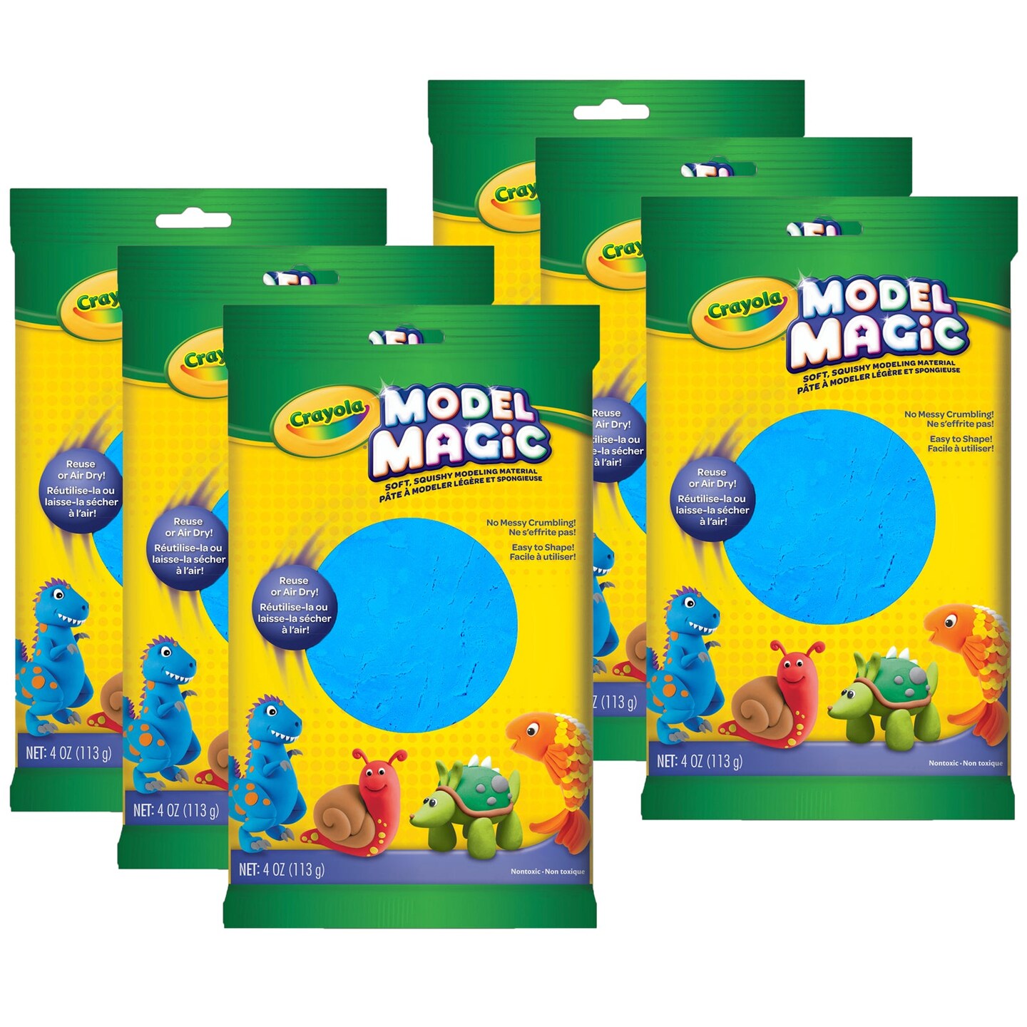 Model Magic® Modeling Compound, Blue, 4 oz. Per Pack, 6 Packs | Michaels