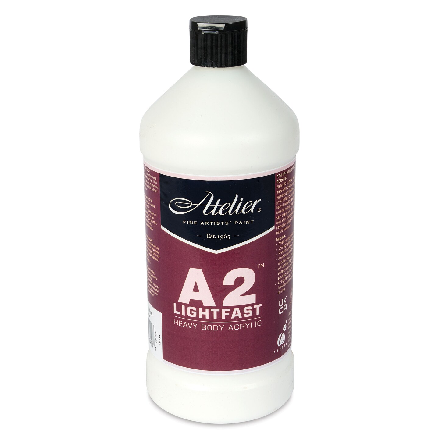 Chroma A2 Student Acrylics - Titanium White, 1 L, Bottle | Michaels