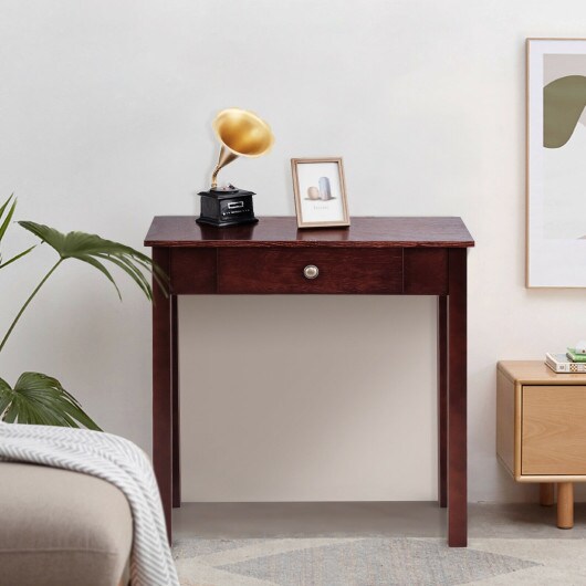 Small Space Console Table with Drawer for Living Room Bathroom Hallway ...