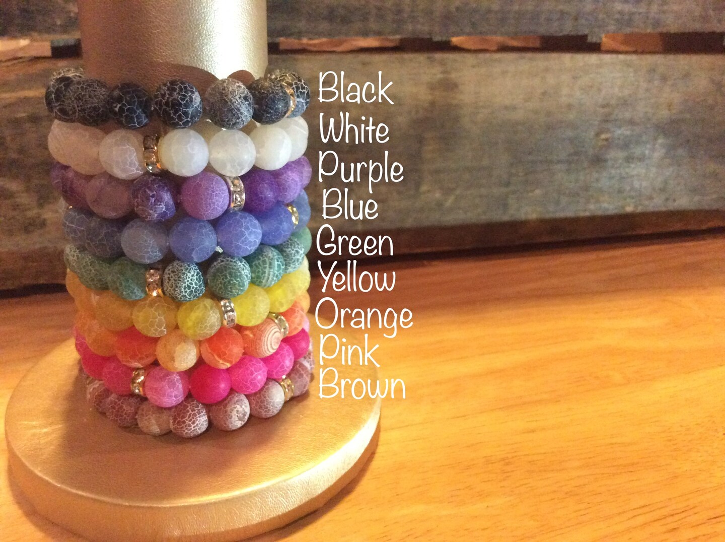 Natural Stone Beaded Bracelet | MakerPlace by Michaels