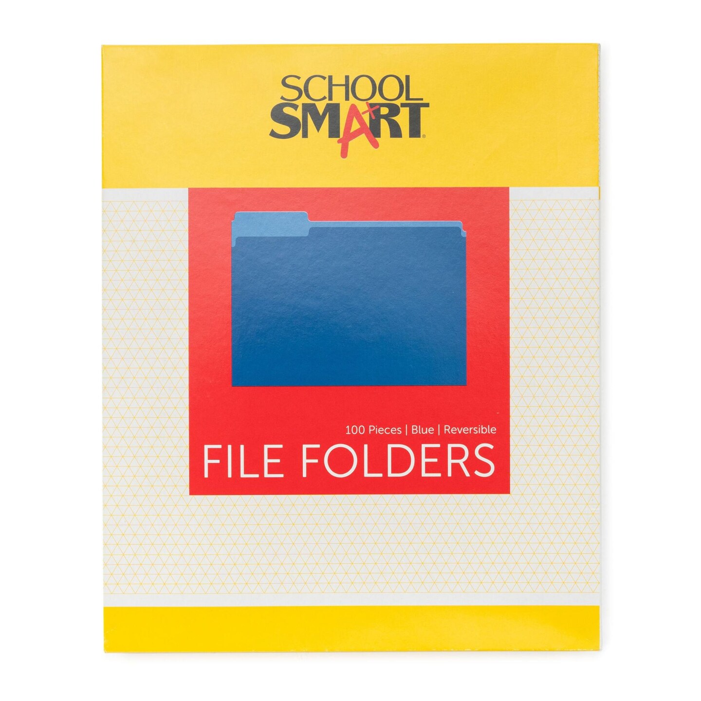 School Smart Colored File Folders Two-Tone, Letter Size, 1/3 Cut Tabs ...
