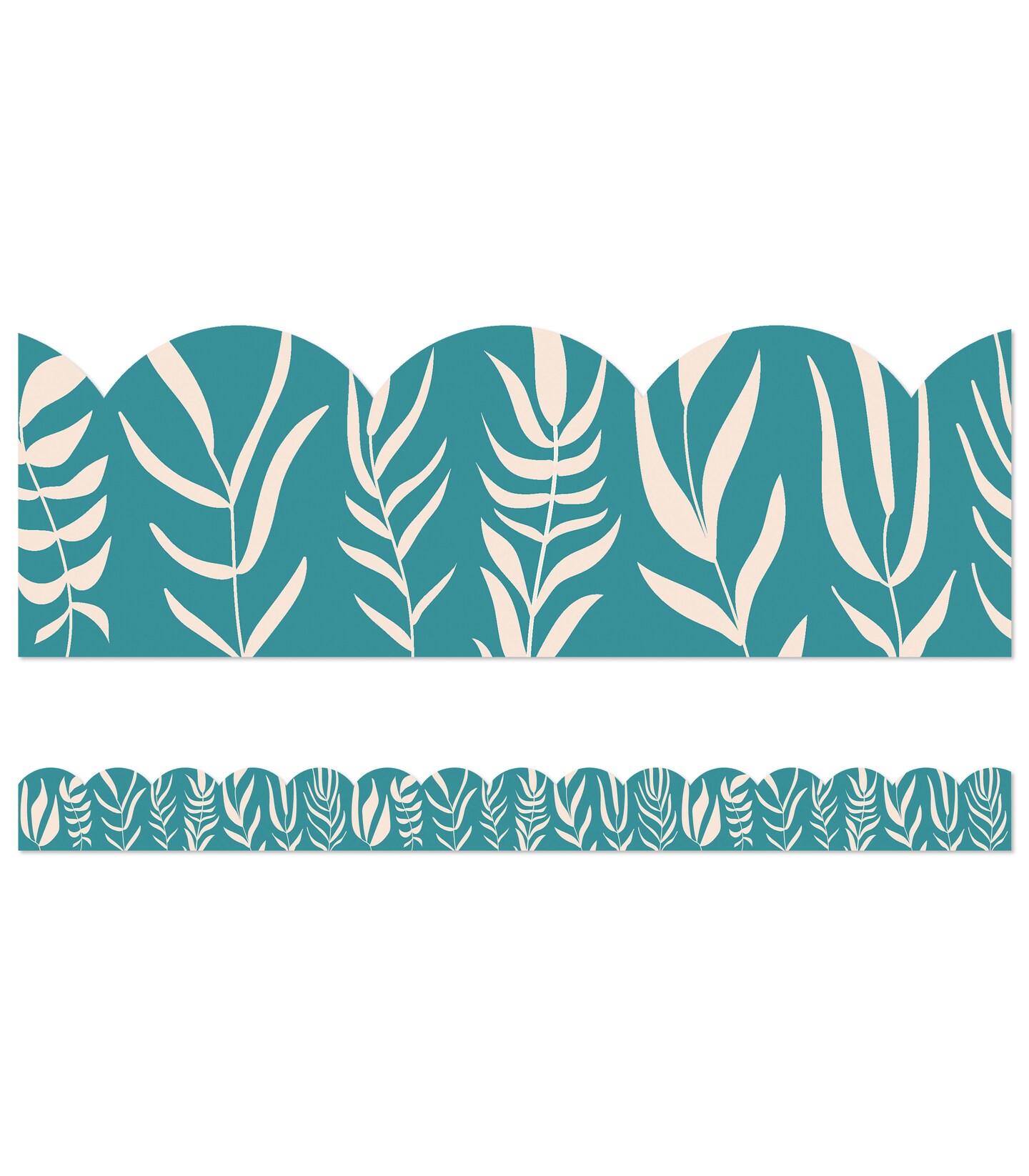 Carson Dellosa True To You 39 Feet Leafy Teal Bulletin Board Borders ...