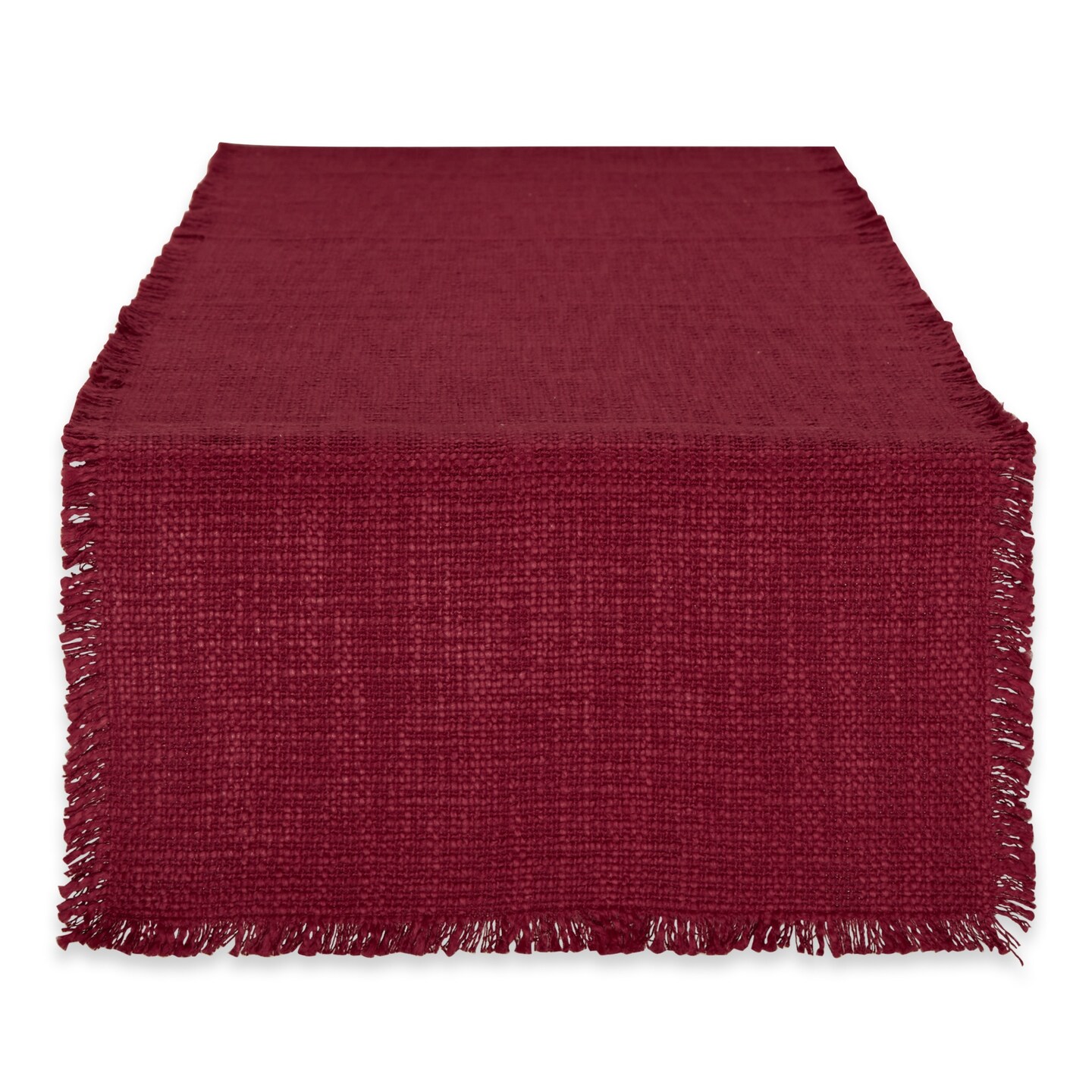 DII Cranberry Basket Fringe Table Runner 14x72 | Michaels