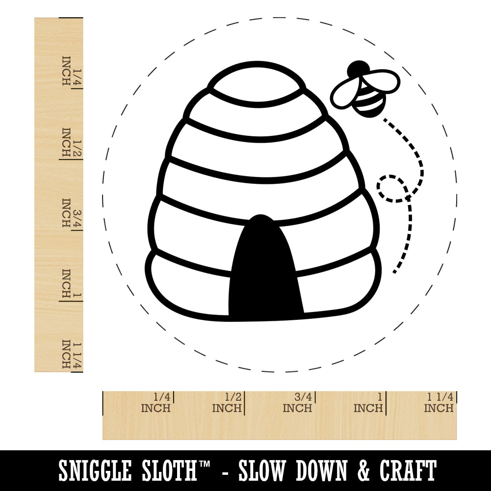Bee Hive with Bee Rubber Stamp for Stamping Crafting Planners | Michaels