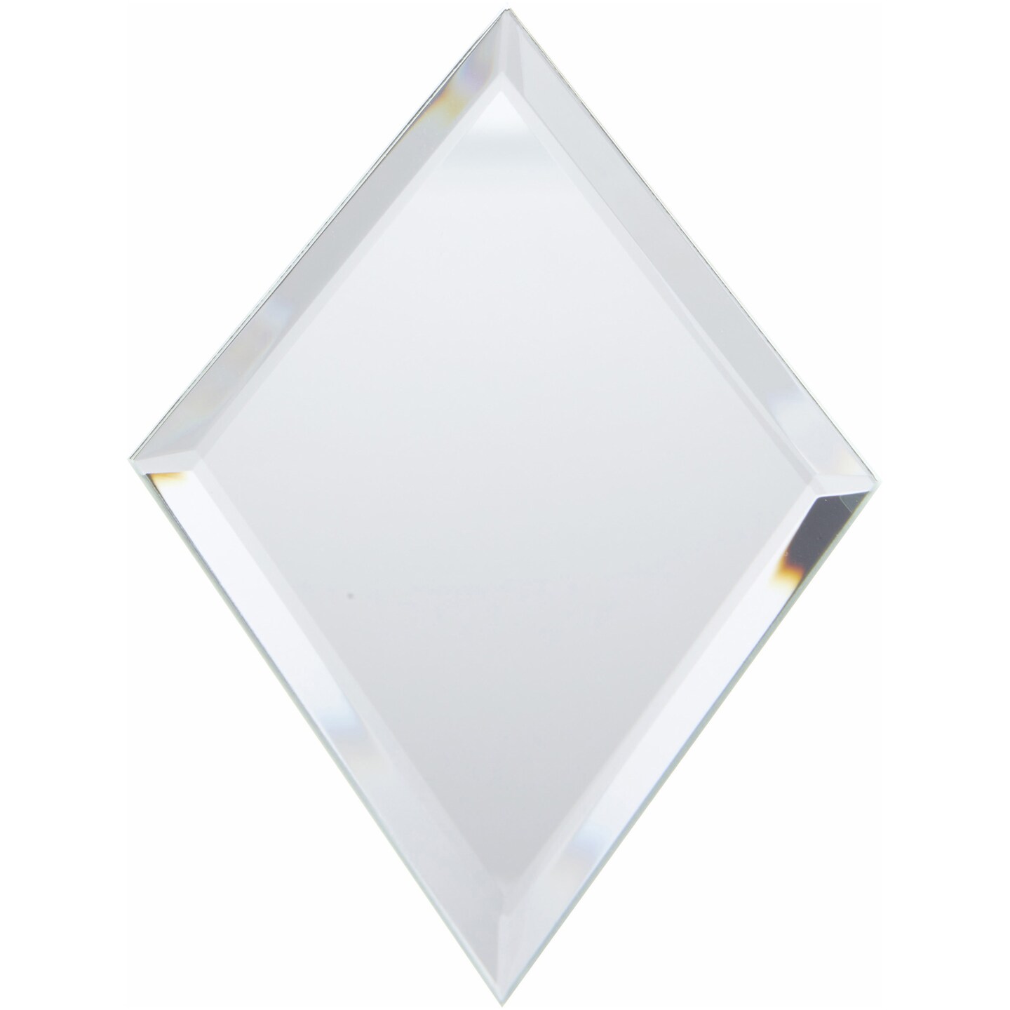 Plymor 3mm Beveled Glass Mirror, 3 inch x 5 inch (Diamond-shaped ...