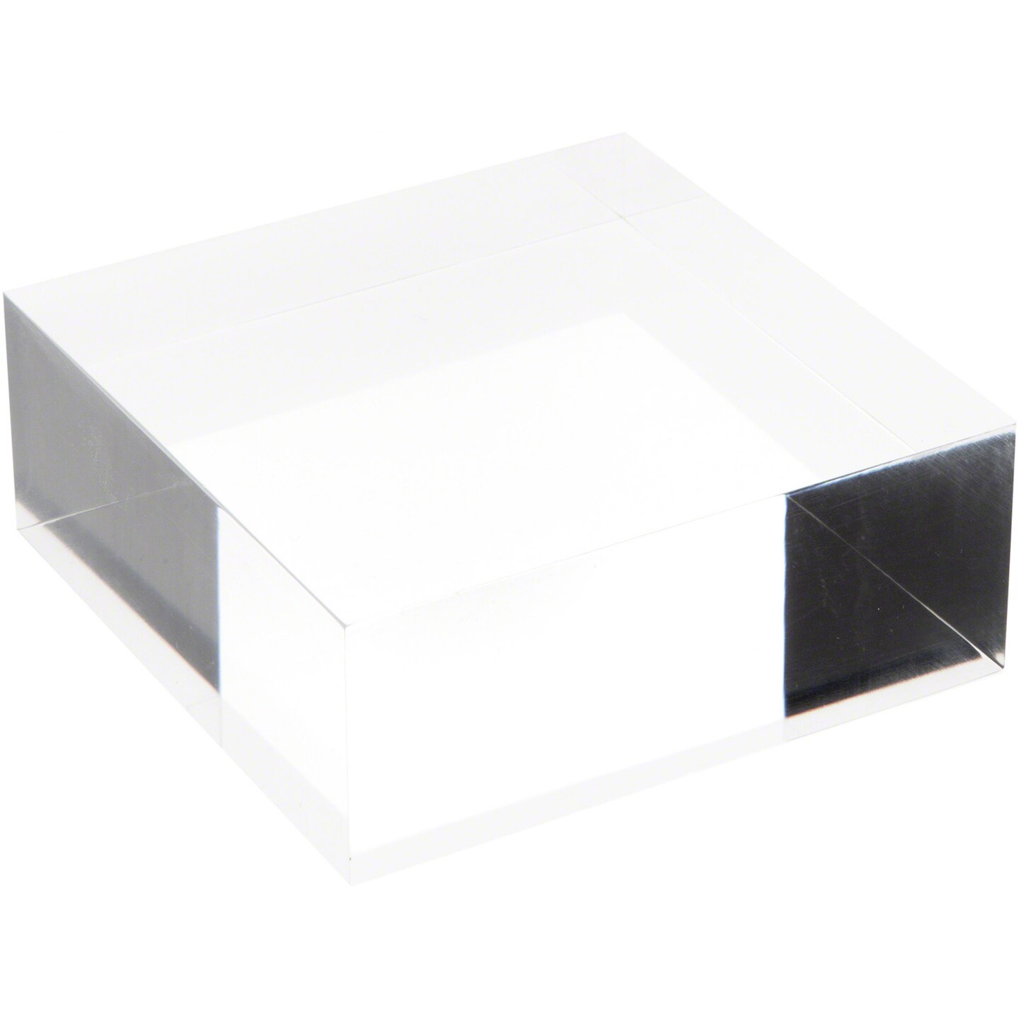 Buy in Bulk - Plymor Clear Polished Acrylic Square Display Block, 1.5 ...